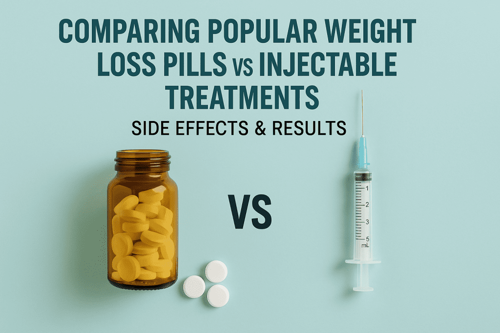 Weight Loss Pills vs Injections : Results & Side Effects