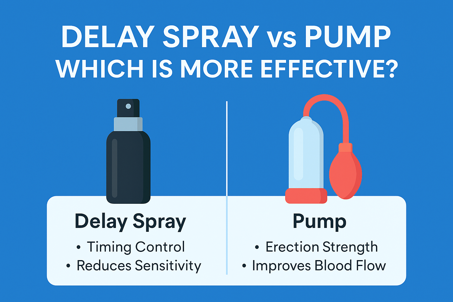 Delay Spray vs Pump: Which Works Best for UAE Men?